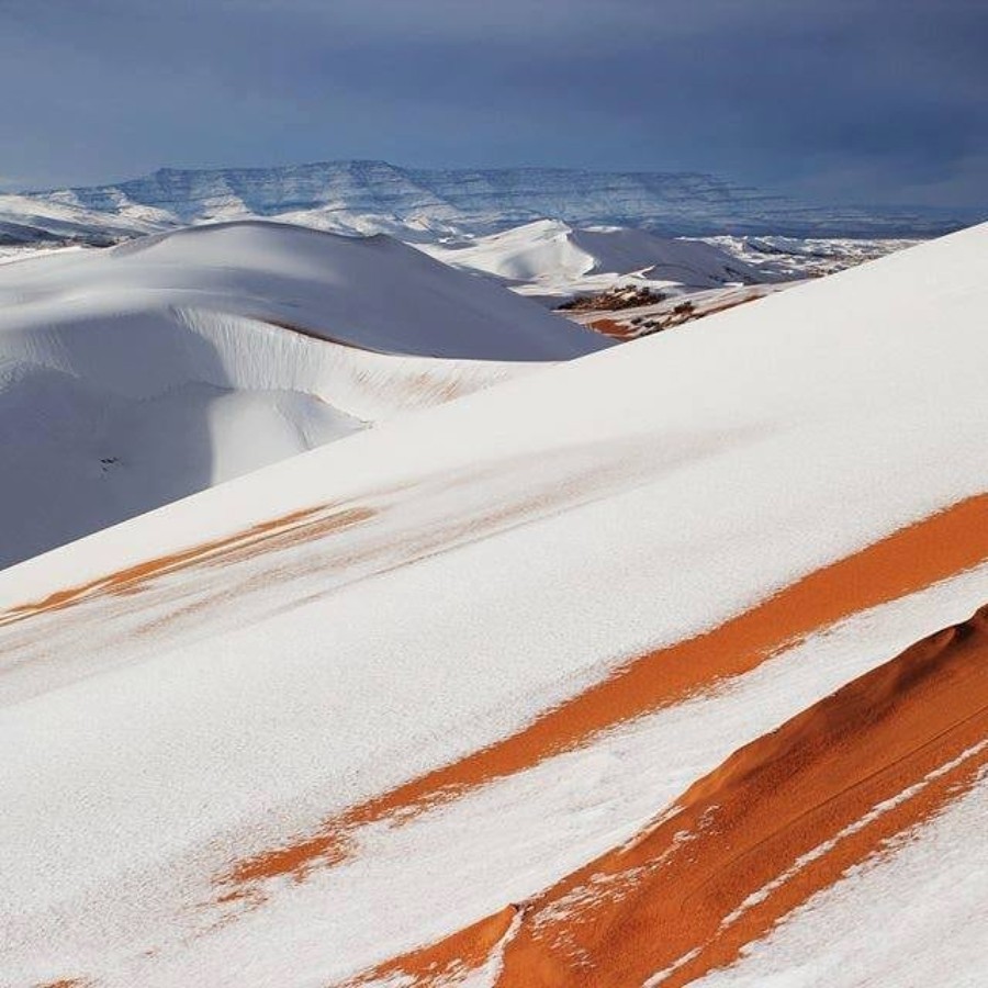 The Sahara Desert Experiences Its Third And Heaviest Snowfall In Nearly ...