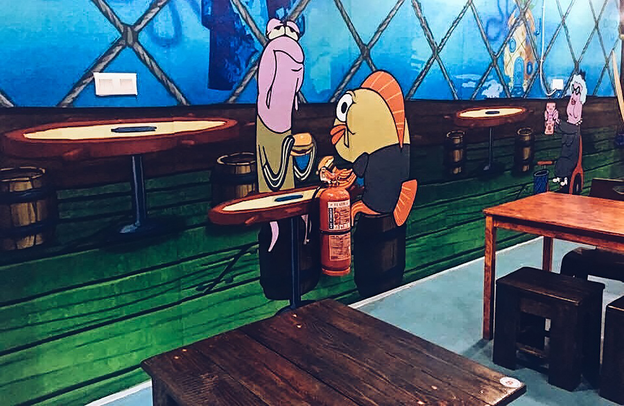There’s A Spongebob-Themed Seafood Restaurant In Johor, Malaysia